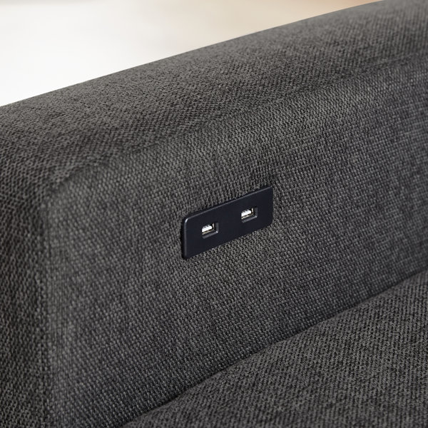 Ebern Designs Beverlye Convertible Sleeper Chair, Accent Chair with USB ...