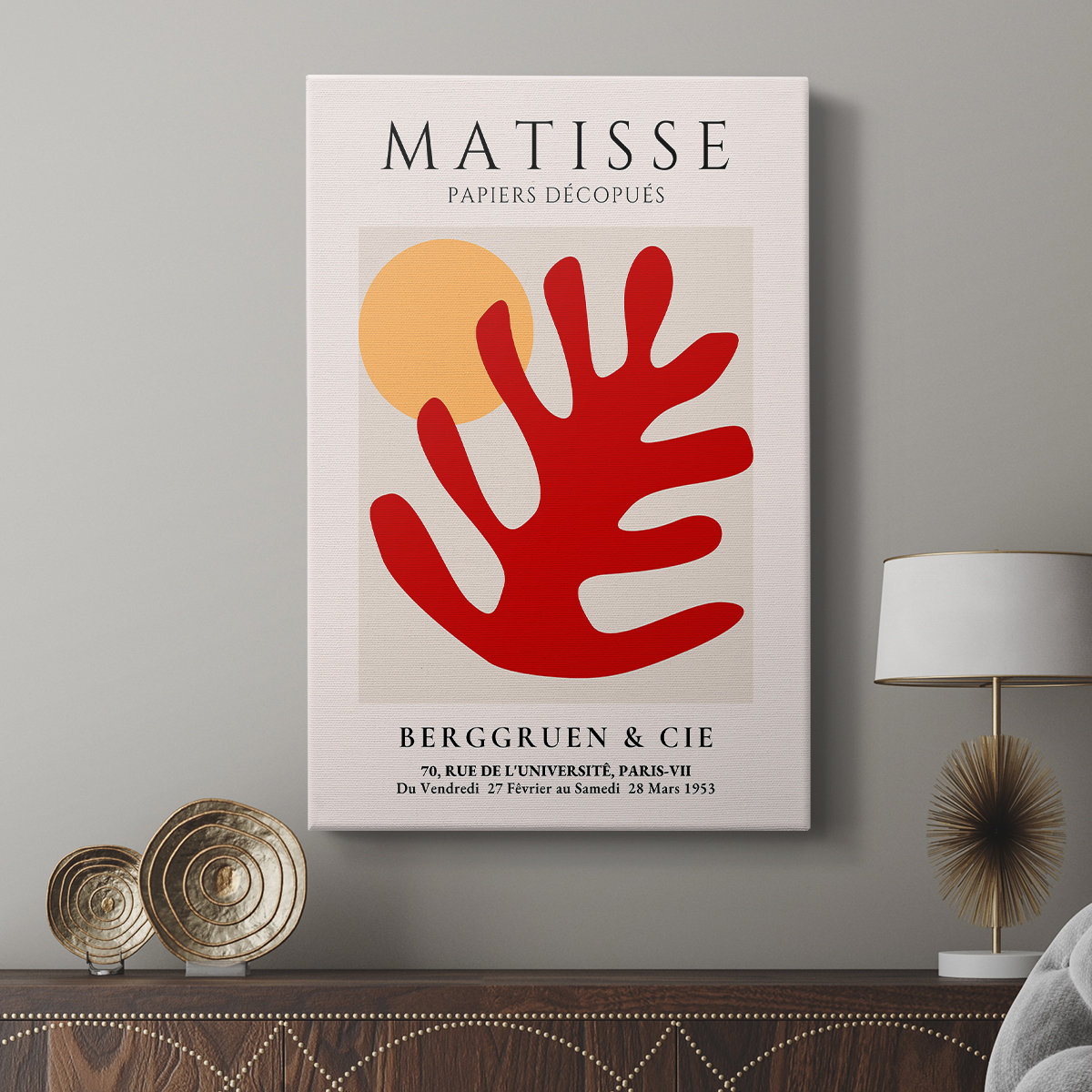 George Oliver Matisse CLXX Framed Print -Custom Wrapped Gallery Cavas ...