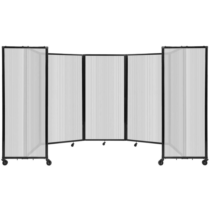 Versare Polycarbonate Room Divider 360 Portable Wall Partition ...