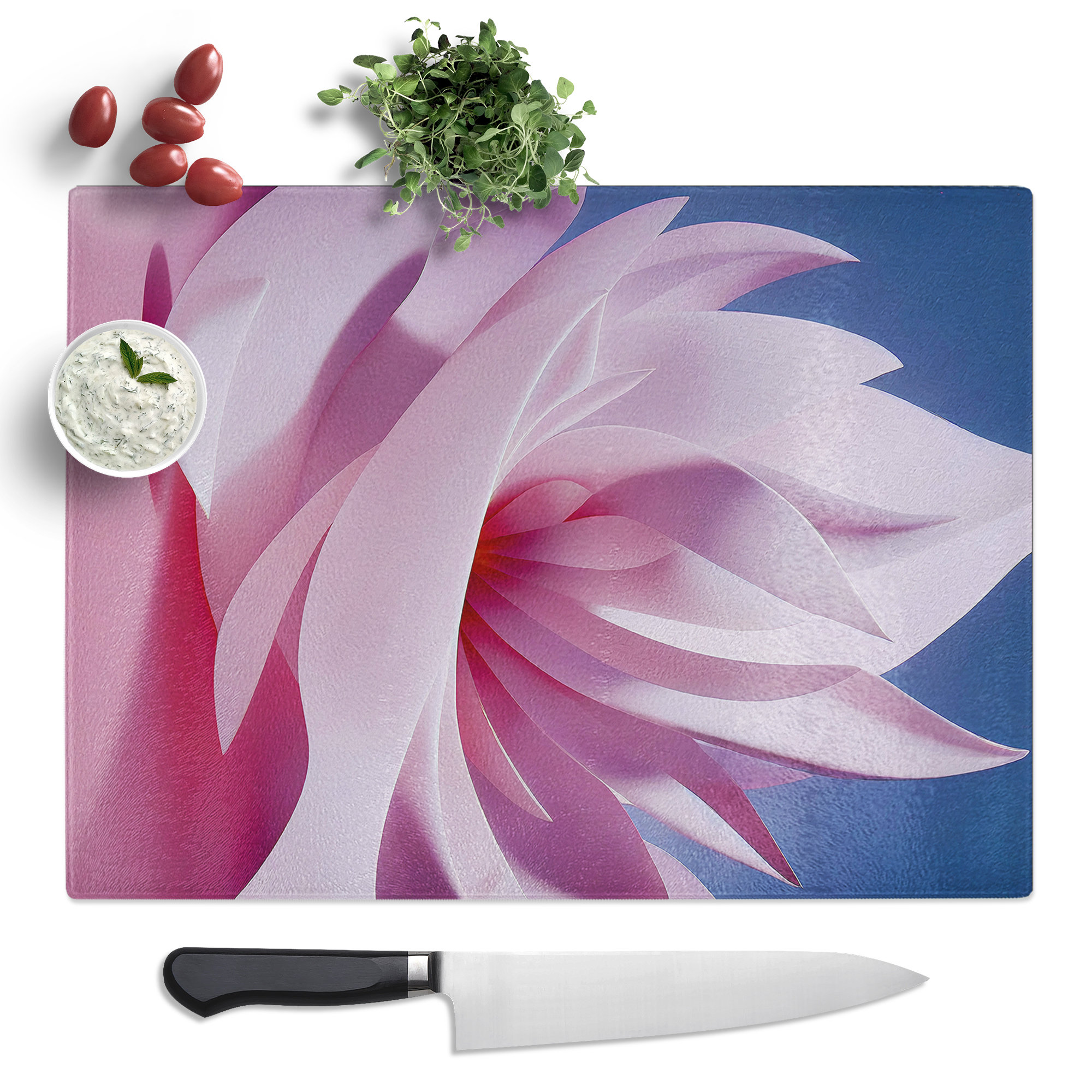Metro Lane A Sensational Flower Glass Chopping Board | Wayfair.co.uk