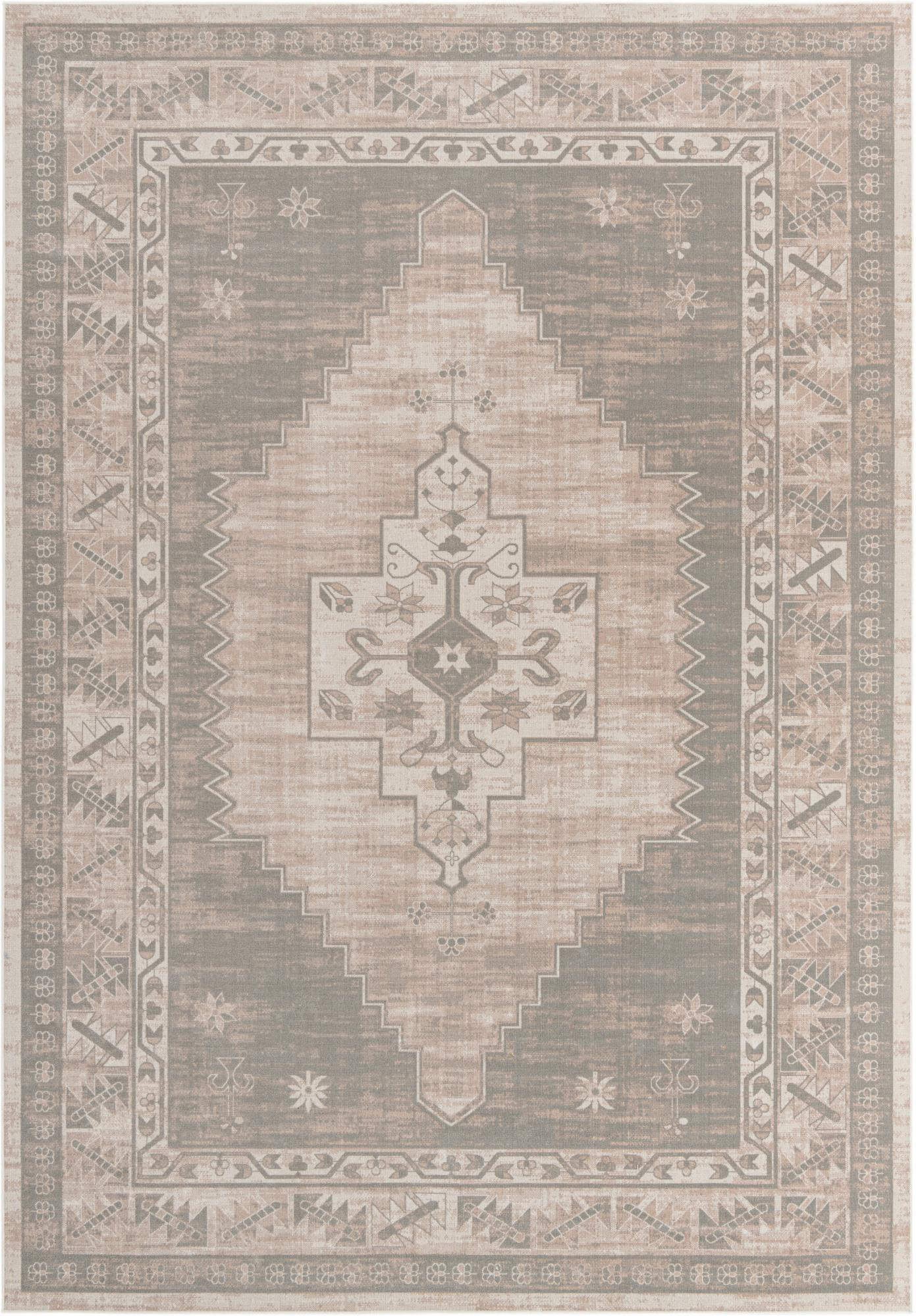 Bungalow Rose Traditional Matthei Area Rug Ivory Colour - Wayfair Canada