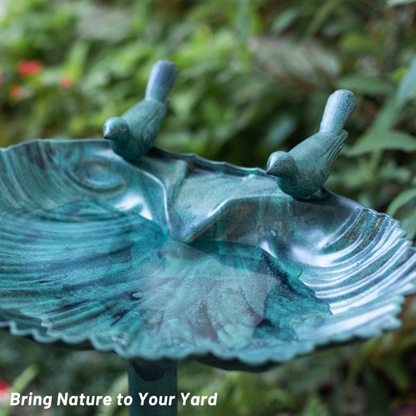 Carotex Talavera Solar Birdbath | Wayfair