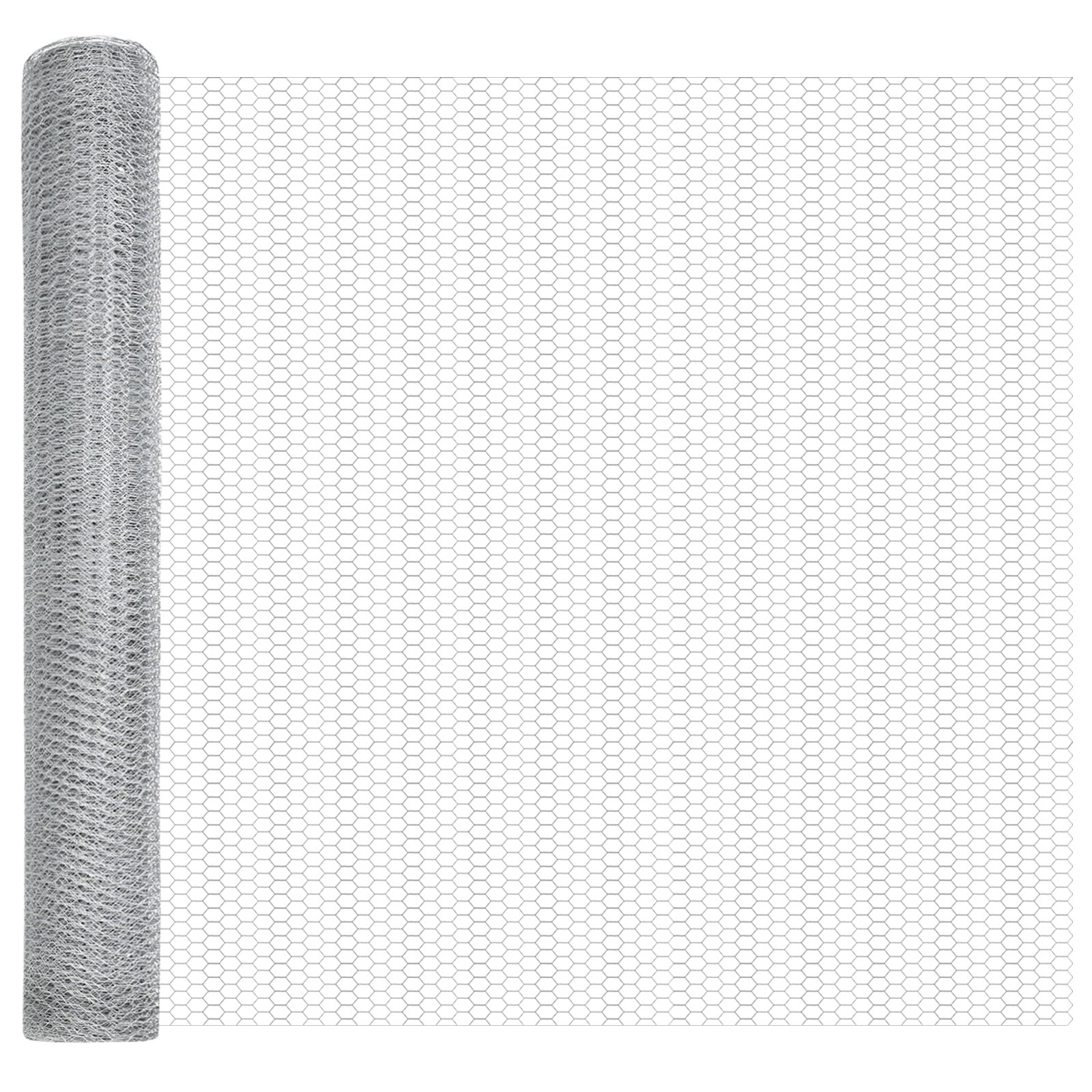 Williston Forge Hexagon Fence 0.8X25 M Galvanised Steel | Wayfair.co.uk