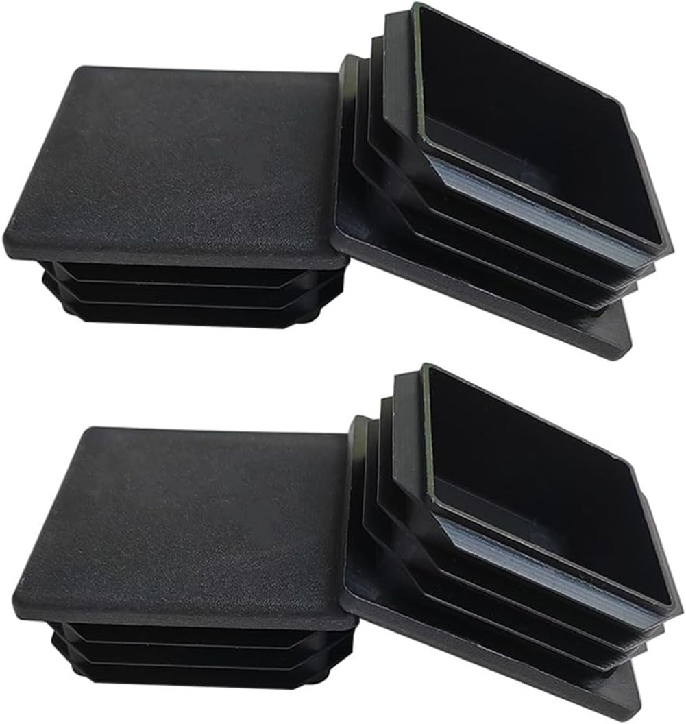 AOOS CUSTOM Black Plastic Plug,Tubing Post End Cap Suitable for Square ...