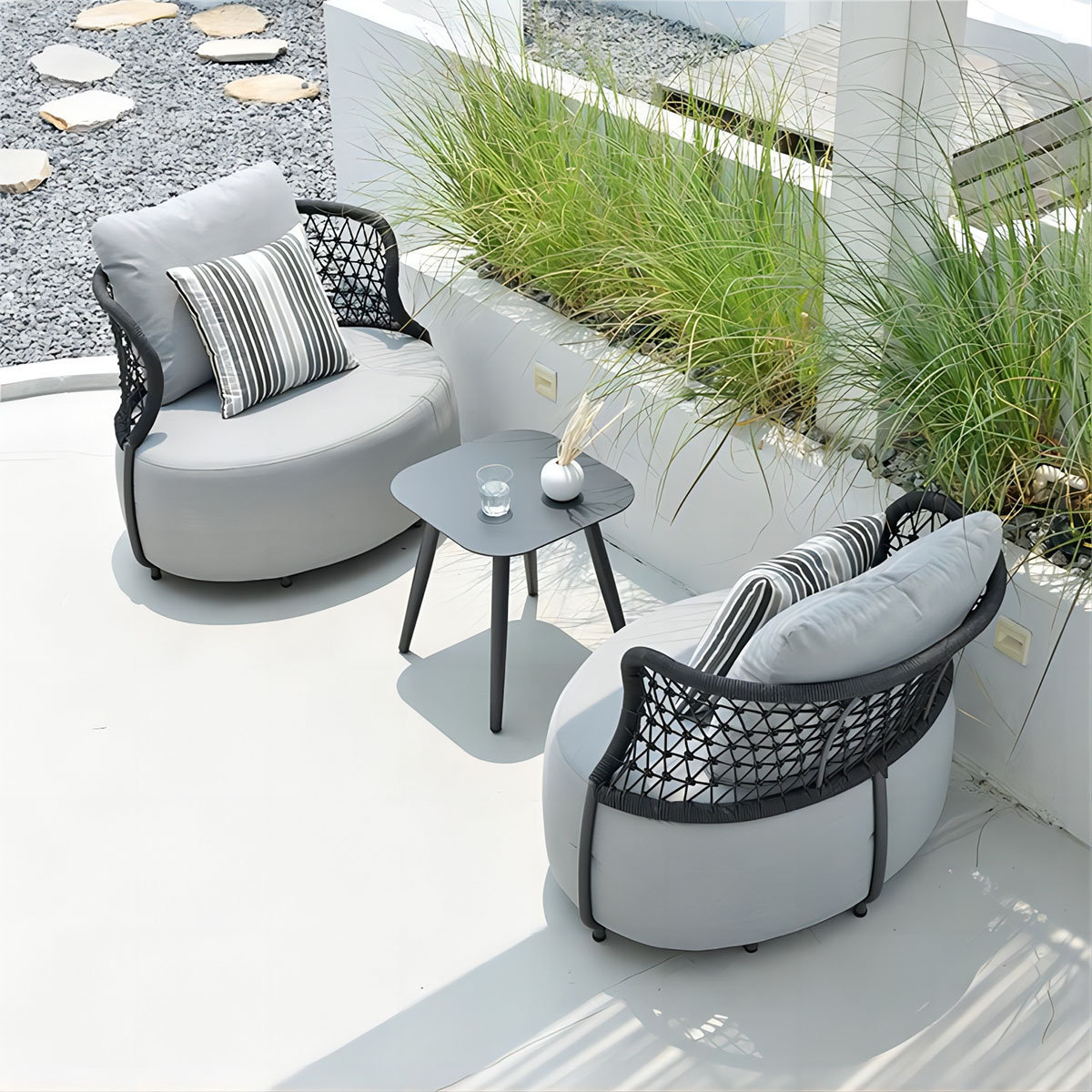 Recon Furniture Aluminium Alloy Outdoor Armless Lounge Chair - Wayfair ...