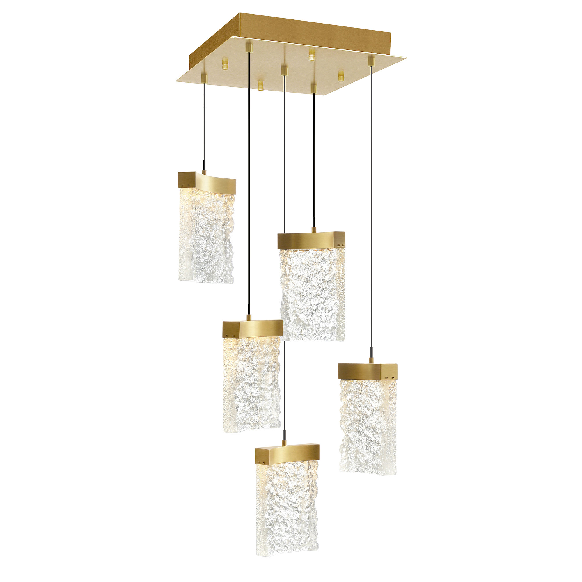 CWI Lighting Integrated LED 12" Modern Statement / Unique Mini Pendant ...