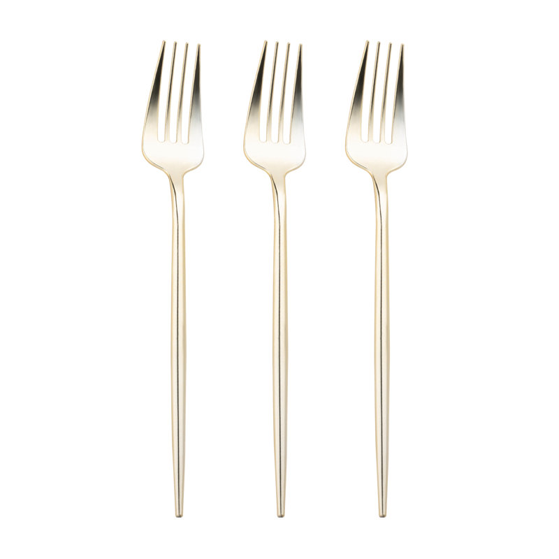 Smarty Had a Party Moderno Disposable Plastic Dinner Forks (Set Of 300 ...