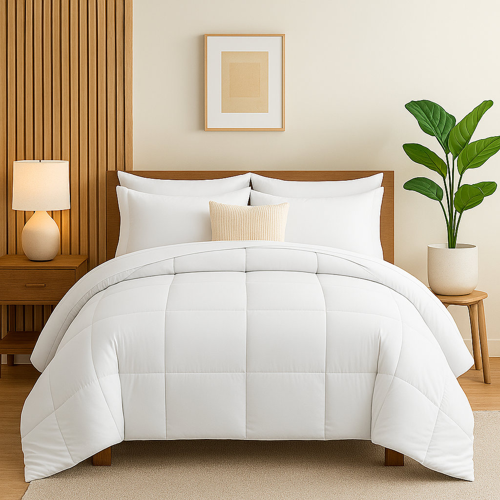 Shubozy King Size 5-piece Comforter Set – Lightweight Down Alternative ...