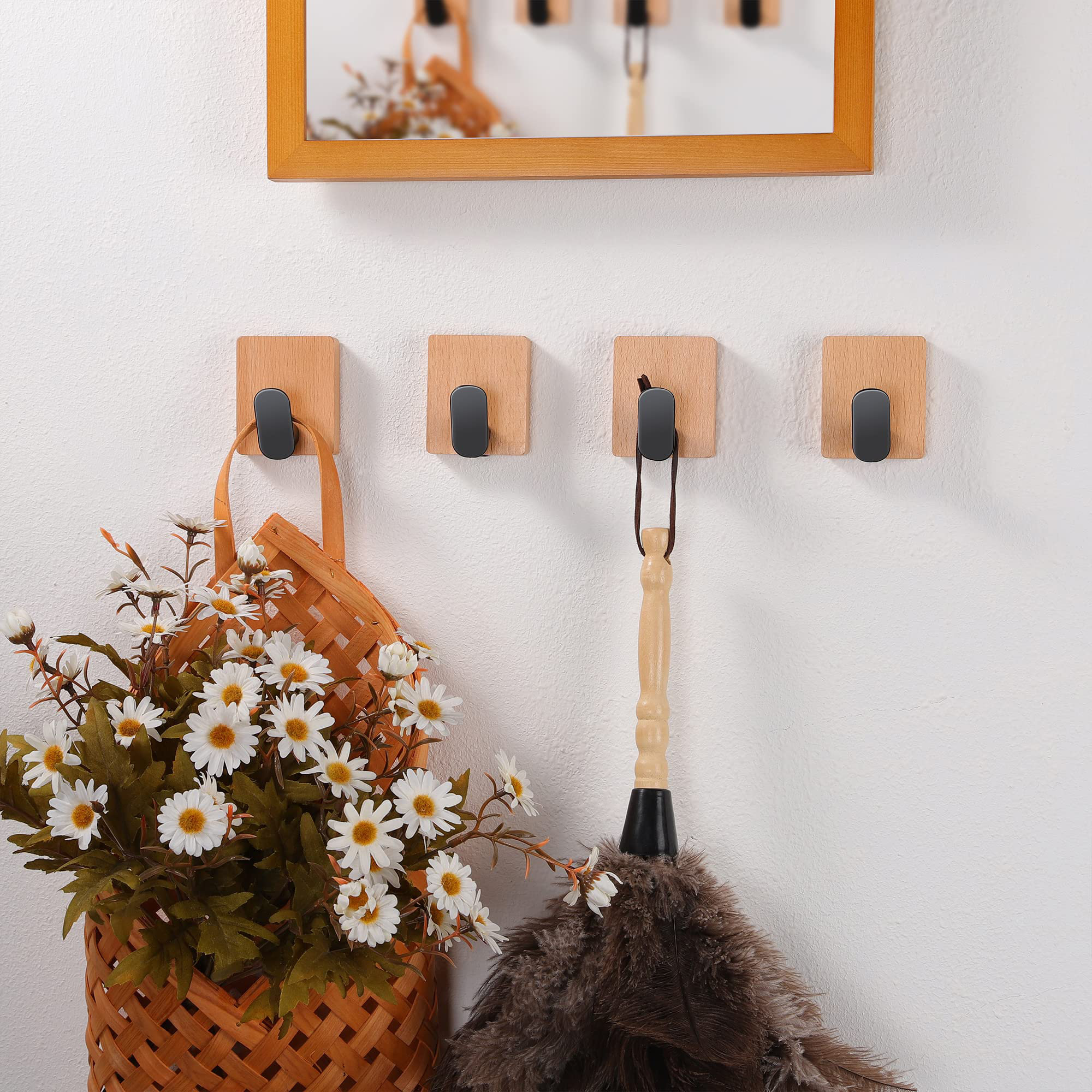 Latitude Run® Avilene 4 - Hook Coat Rack | Wayfair