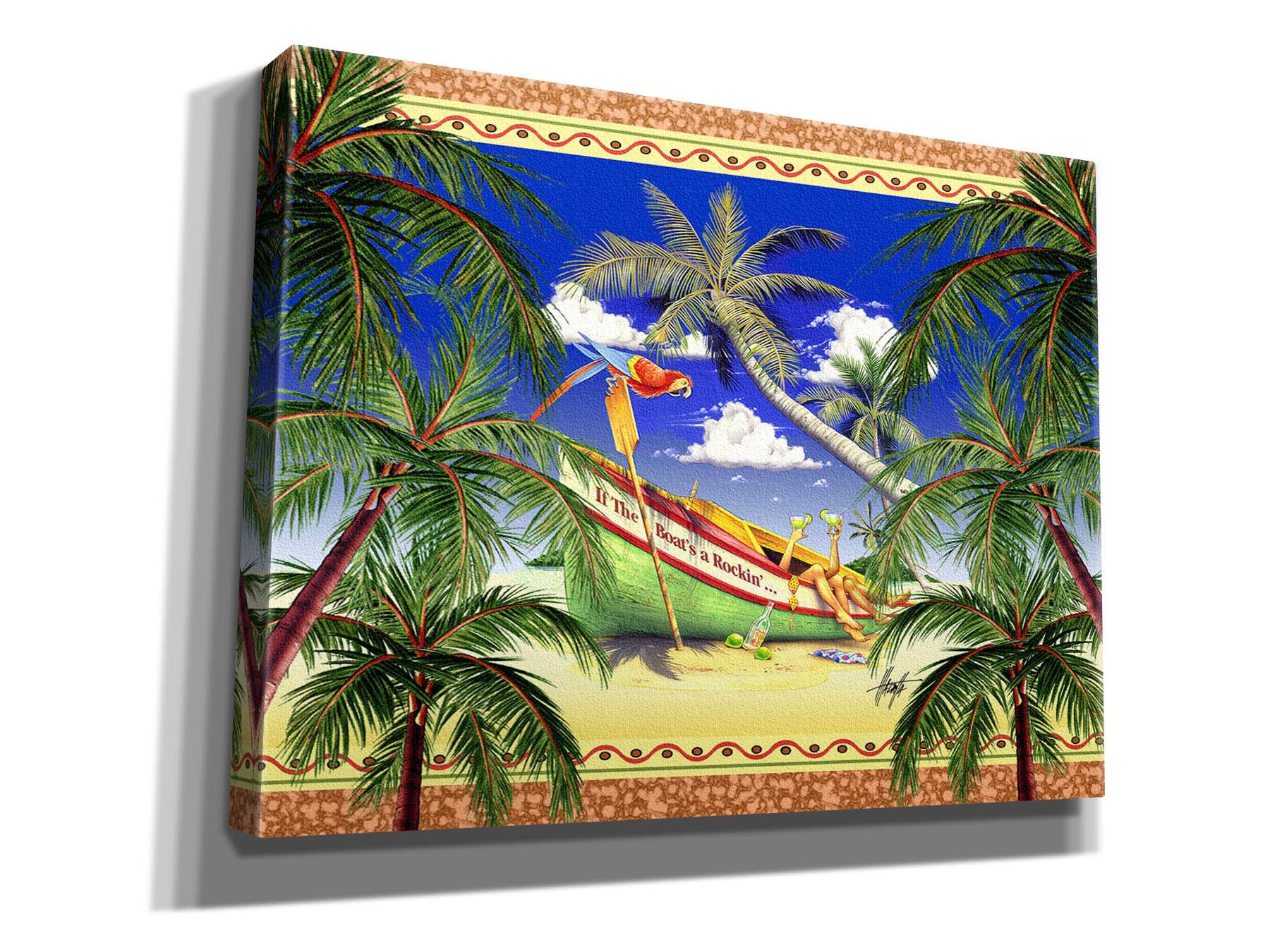 Bay Isle Home " Boat Toast Motif " by James Mazzotta - Wayfair Canada