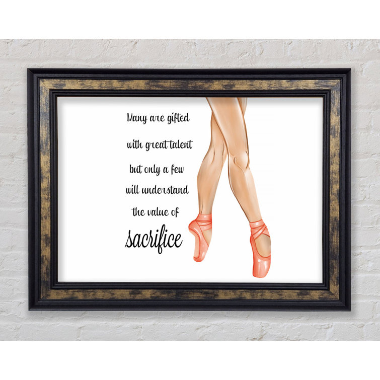 Canora Grey Ballerina Shoes 6 - Single Picture Frame Art Prints ...