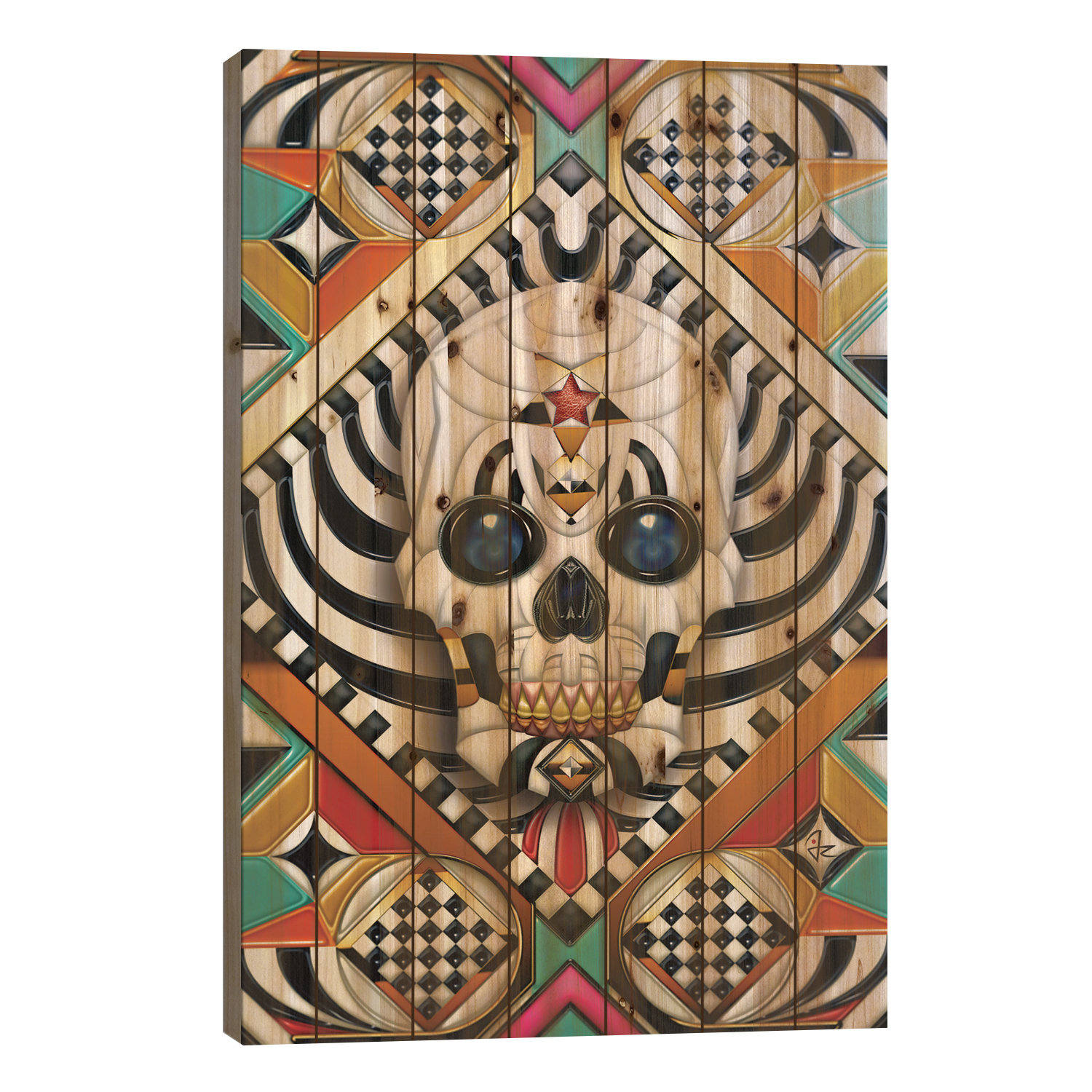 Trinx Geometric Skull - Wayfair Canada