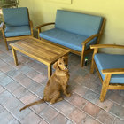Beachcrest Home Shynel 4 - Person Outdoor Seating Group with Cushions ...