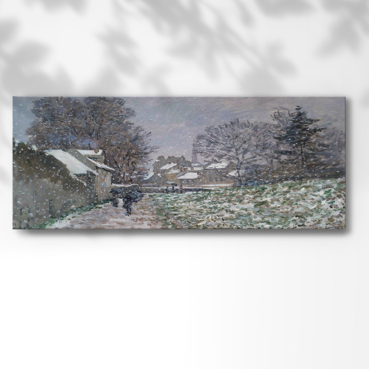 Red Barrel Studio® Snow At Argenteuil 02, 1874 Q | Wayfair