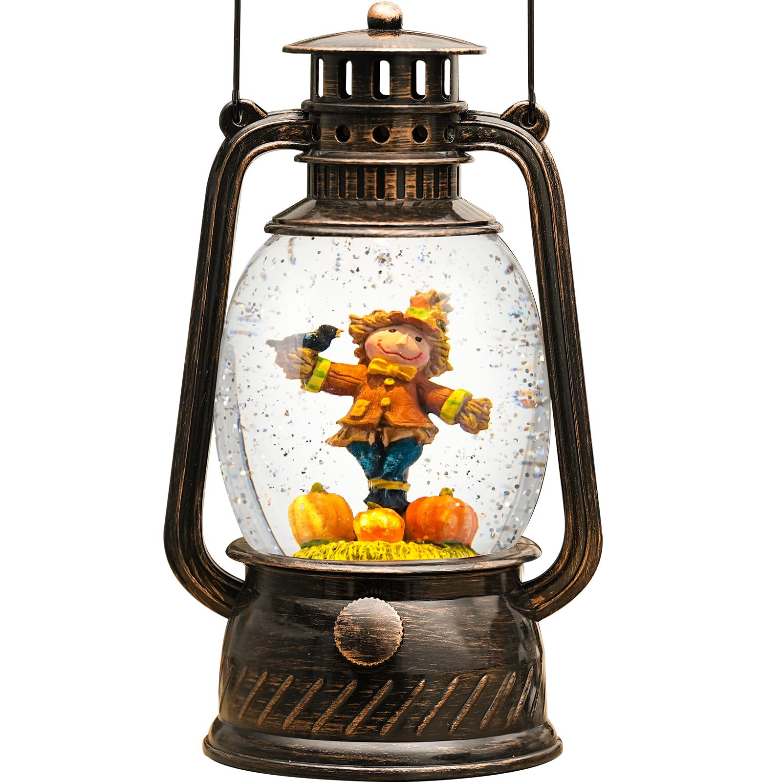 Ophelia & Co. Harvest Scarecrow Fall Snow Globe | Wayfair