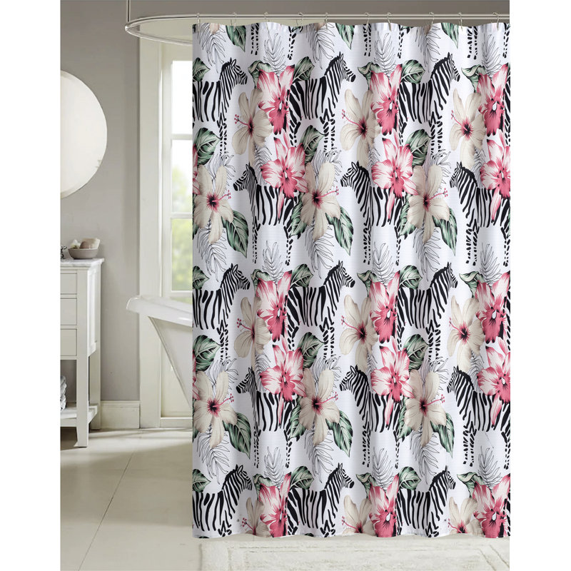 Bay Isle Home™ Areyana Floral Shower Curtain | Wayfair