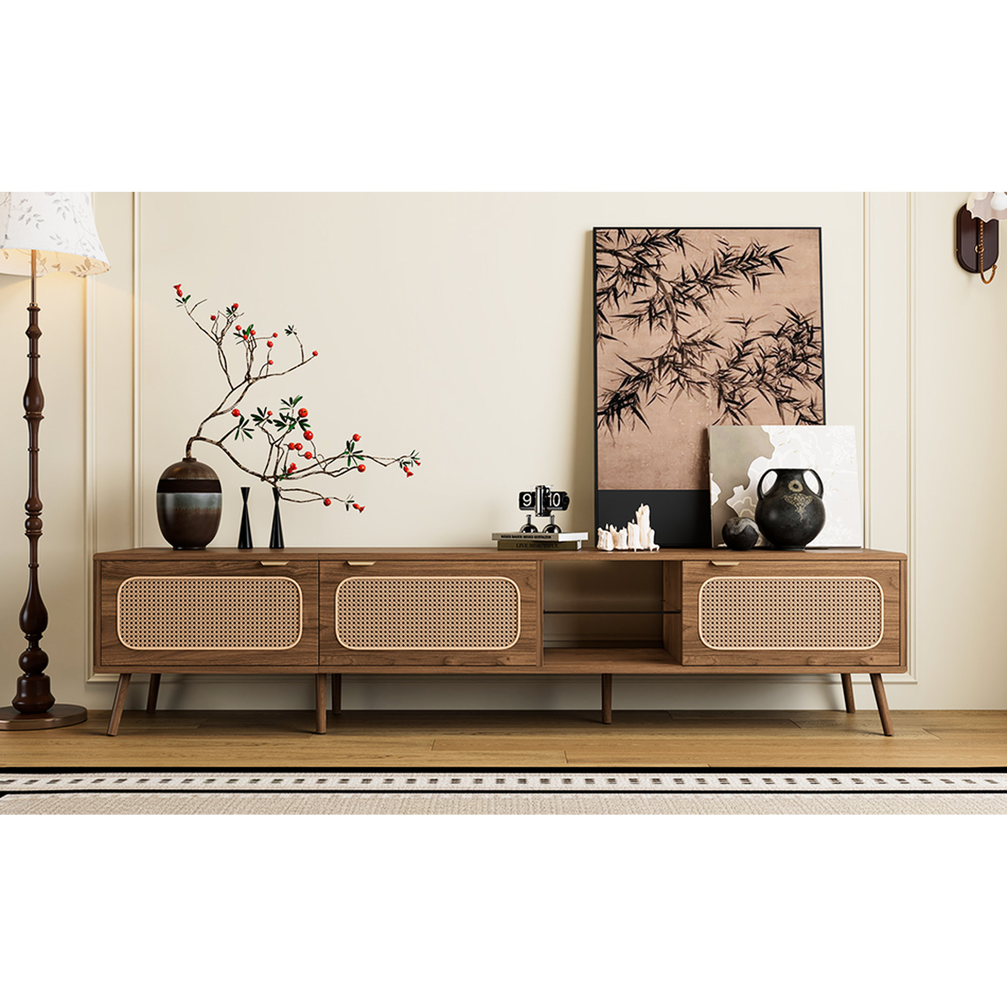 Dakota Fields 78 - Inch Tv Stand For 70 79 Tvs, Console Bedroom Or ...
