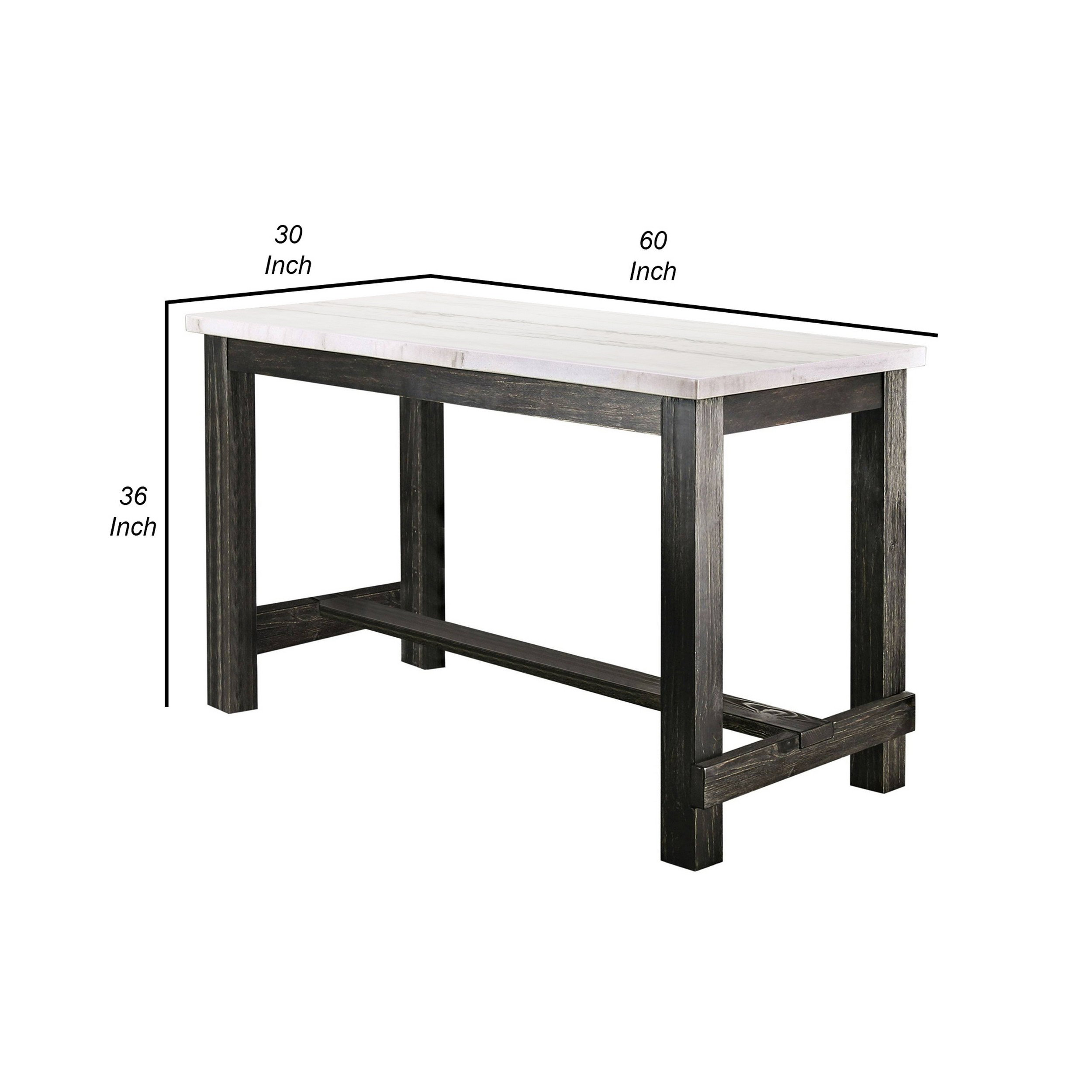 Gracie Oaks Katrese Rectangular 60'' L x 30'' W Dining Table | Wayfair