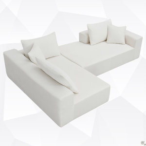 Latitude Run® Arabellarose 109" Wide Left Hand Facing Modular Sofa ...