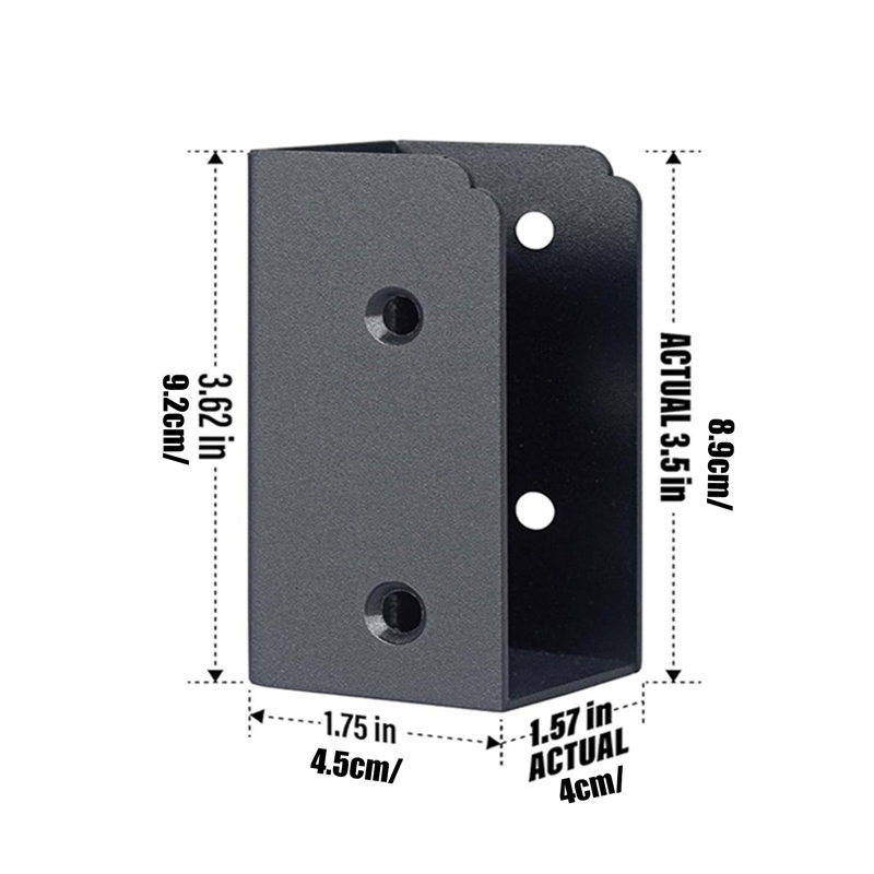 Arlmont & Co. 8Pcs Stainless Steel Deck Railing Brackets Stair ...