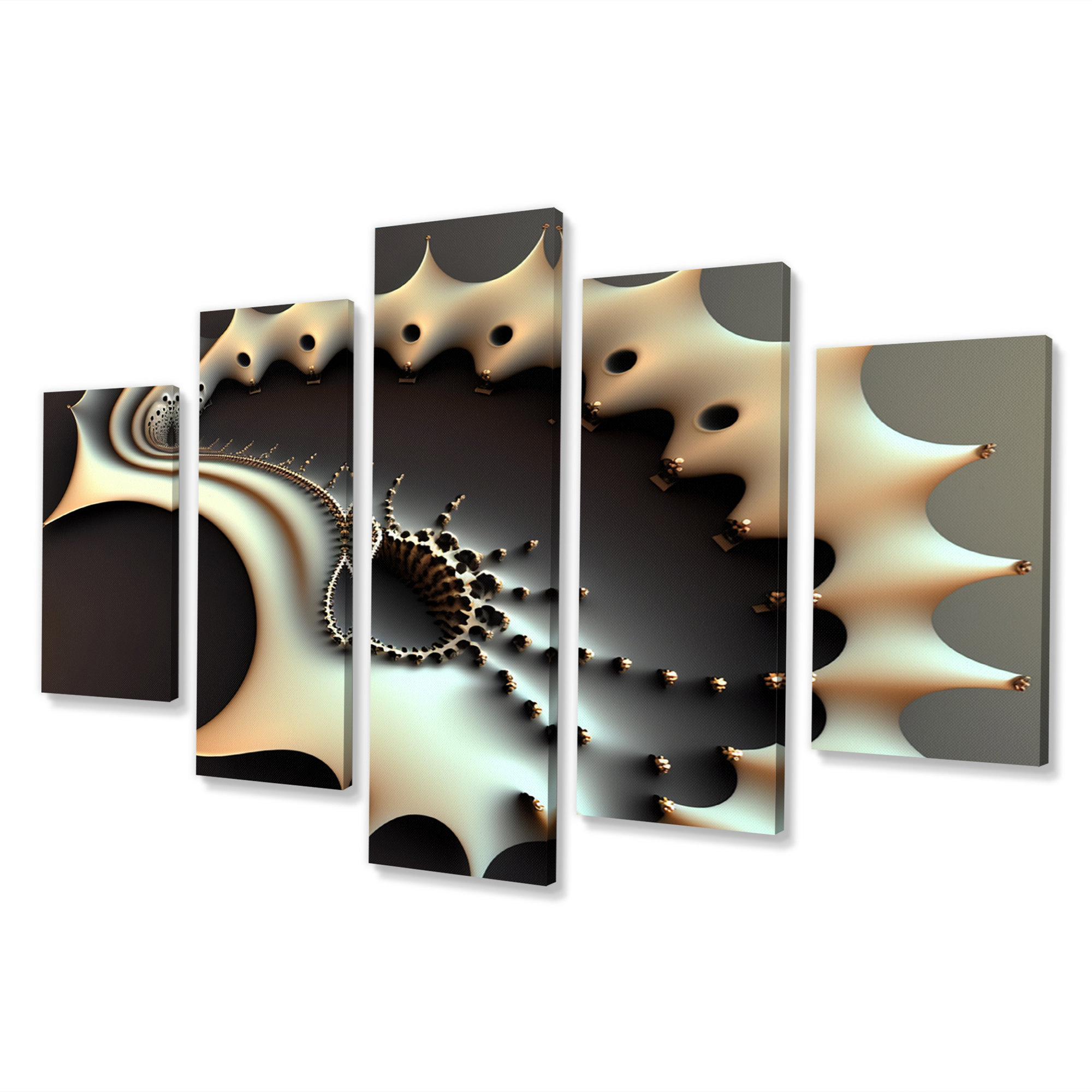 Design Art 3D Fractal Universe - Fractals Wall Art Living Room - 5 ...