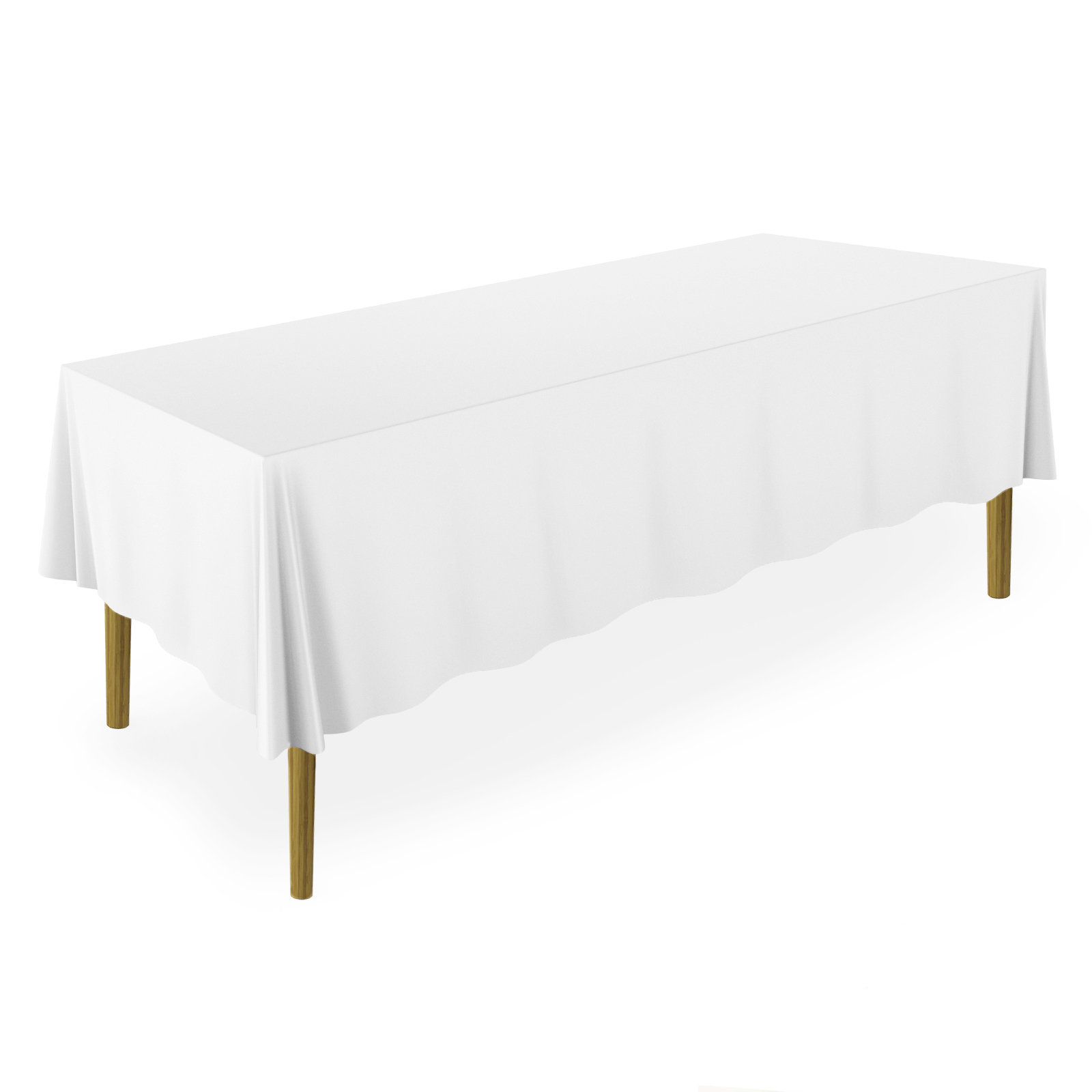 Lann's Linens Solid Color Rectangular Tablecloth & Reviews | Wayfair