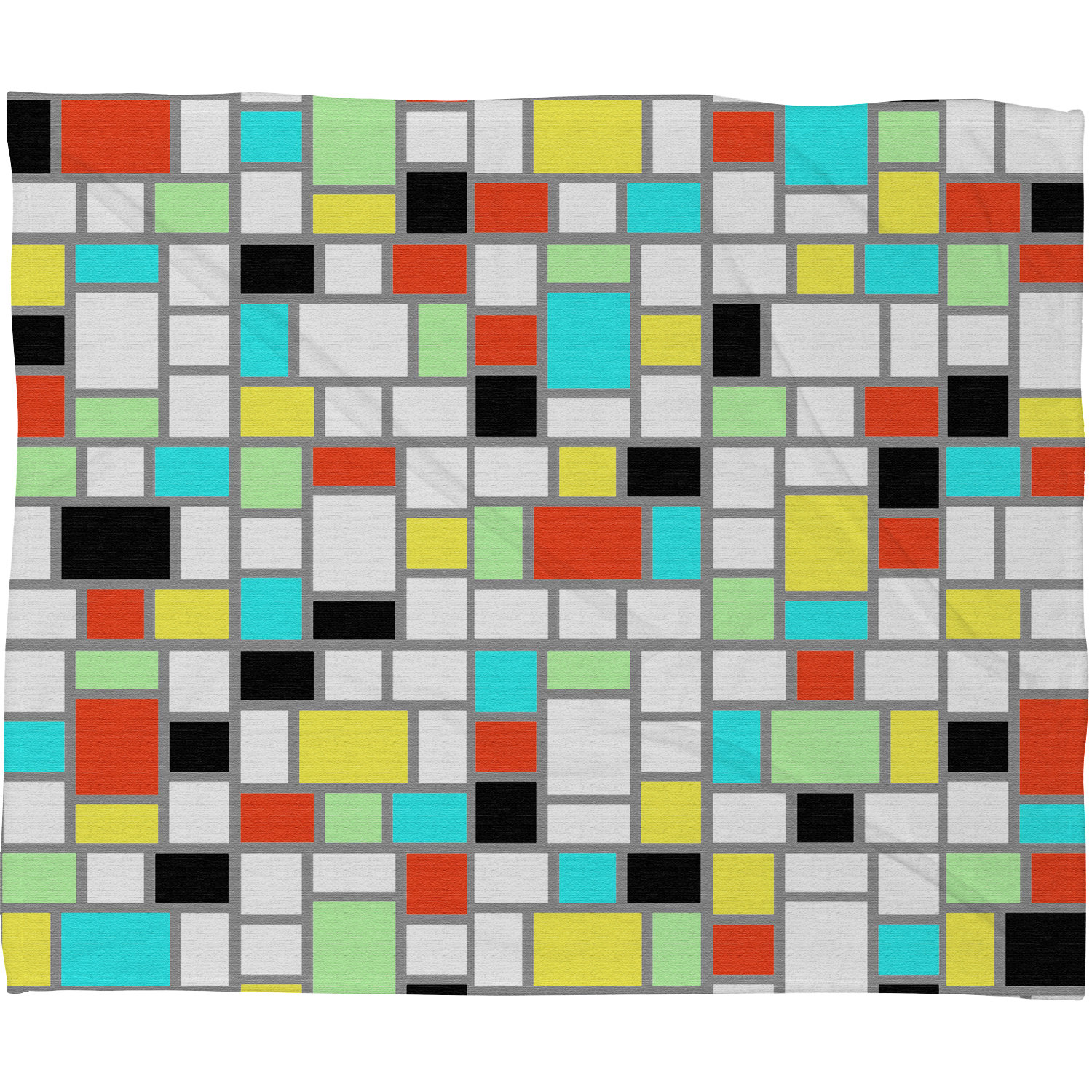 Deny Designs Jacqueline Maldonado Geo Square Blanket | Wayfair