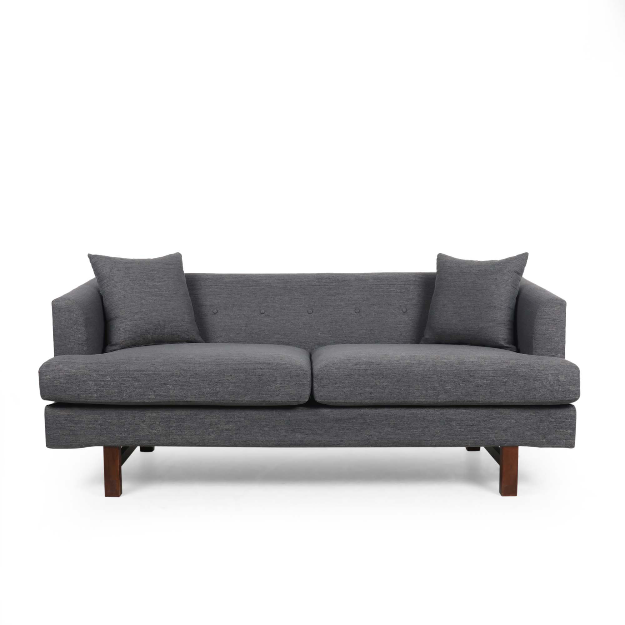 Latitude Run® Mirod Comfy 3-Seat Sofa With Wooden Legs | Wayfair