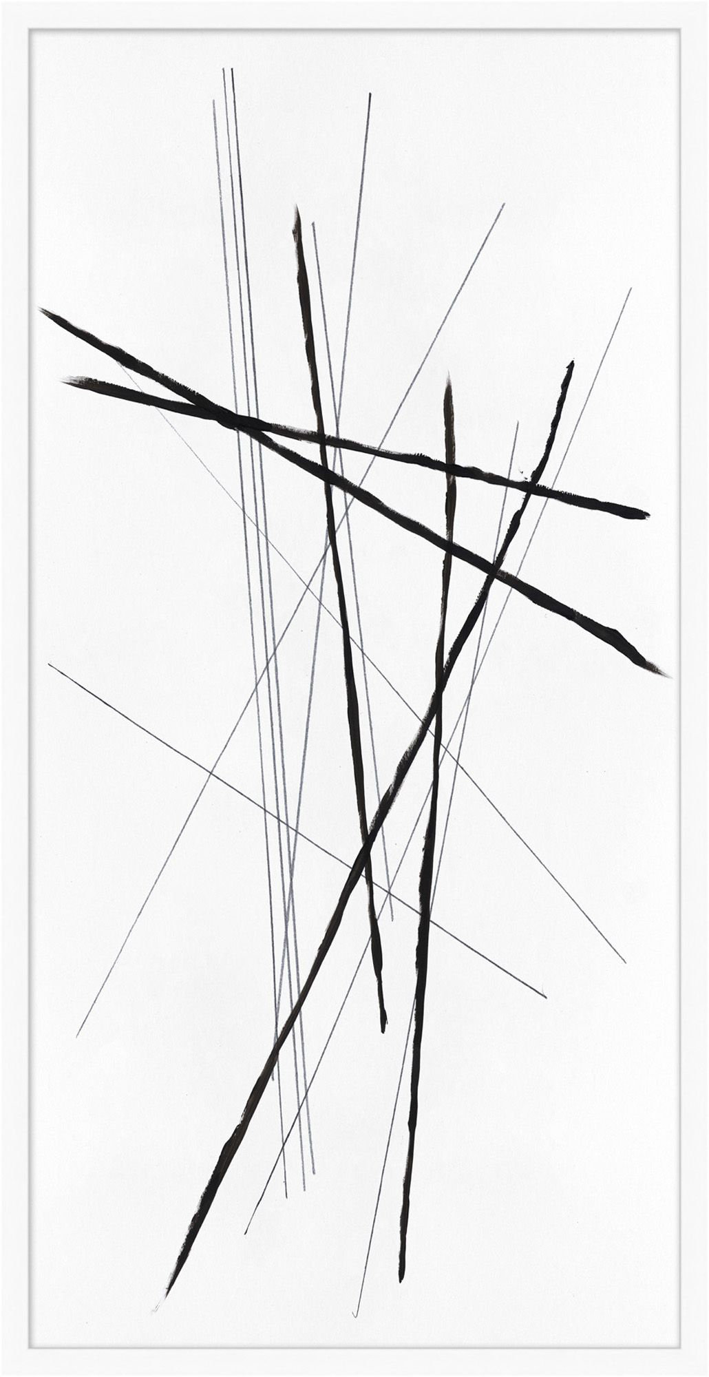 Wendover Art Group Crossing Sticks 2 by Thom Filicia - Picture Frame on ...