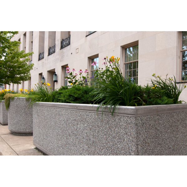 Wausau Tile Inc Wausau Tile - Tf4213W22 - Concrete Planter, Rectangle ...