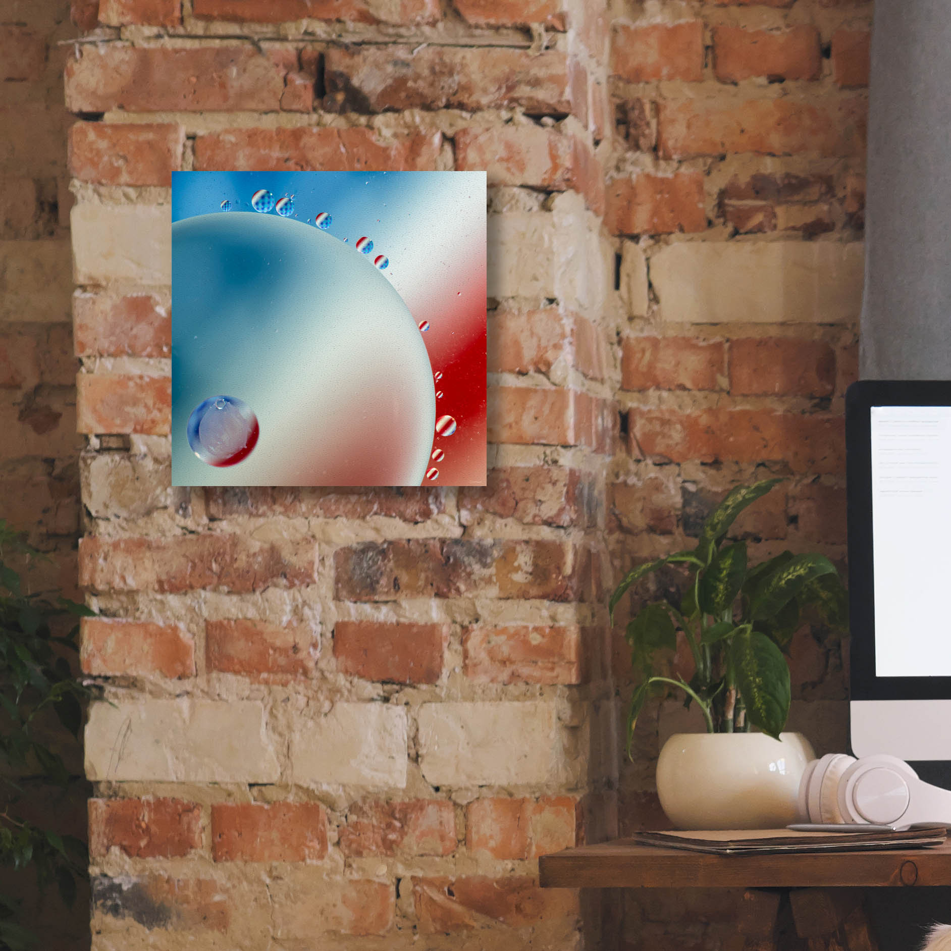 Latitude Run® 'Oil And Water 10' by Gordon Semmens Canvas Wall Art ...
