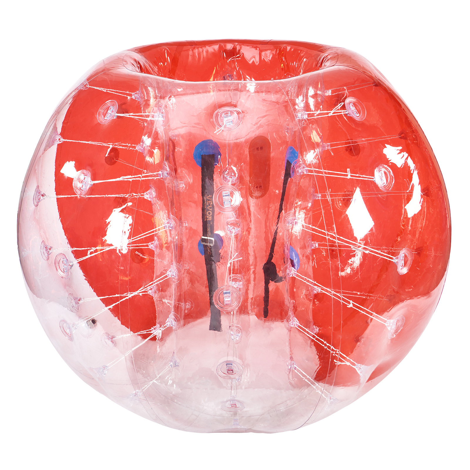 VEVOR Boule gonflable de 5 pi / 1,5 m PVC Sumo Zorb de couleur rouge ...