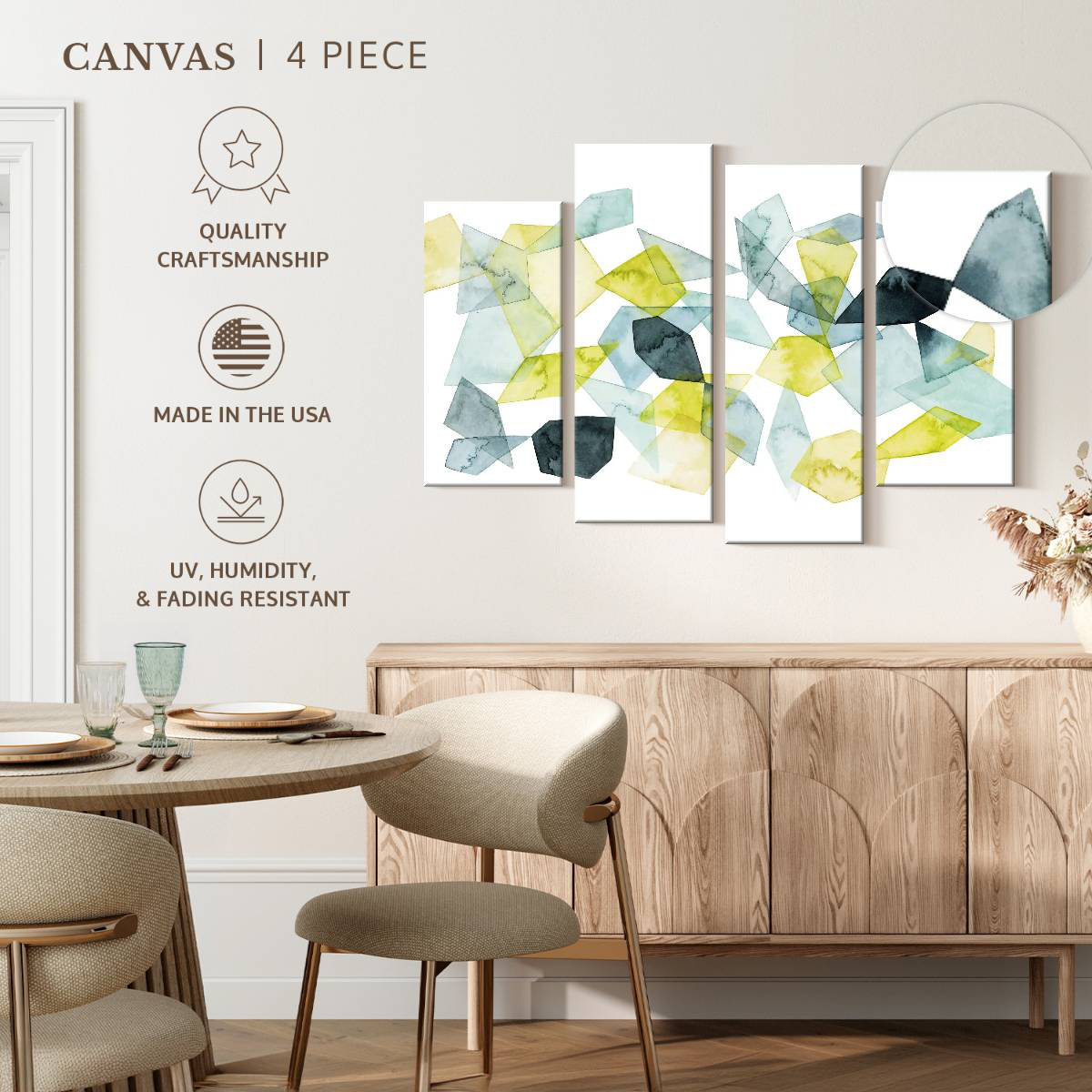 Elephant Stock Seaglass Abstract I | Wayfair