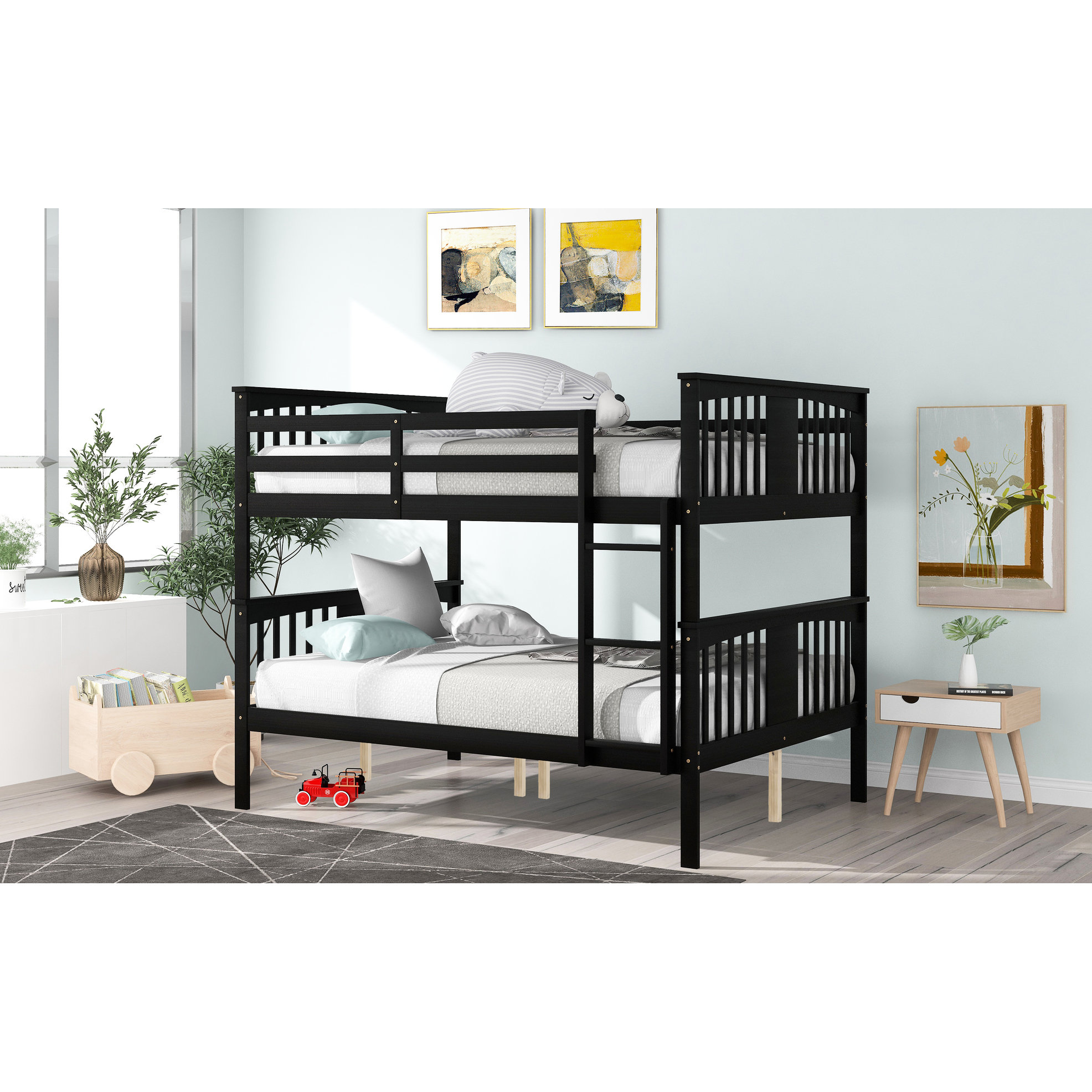 Latitude Run® Guest Room Full Over Bunk Bed, High - Quality ...