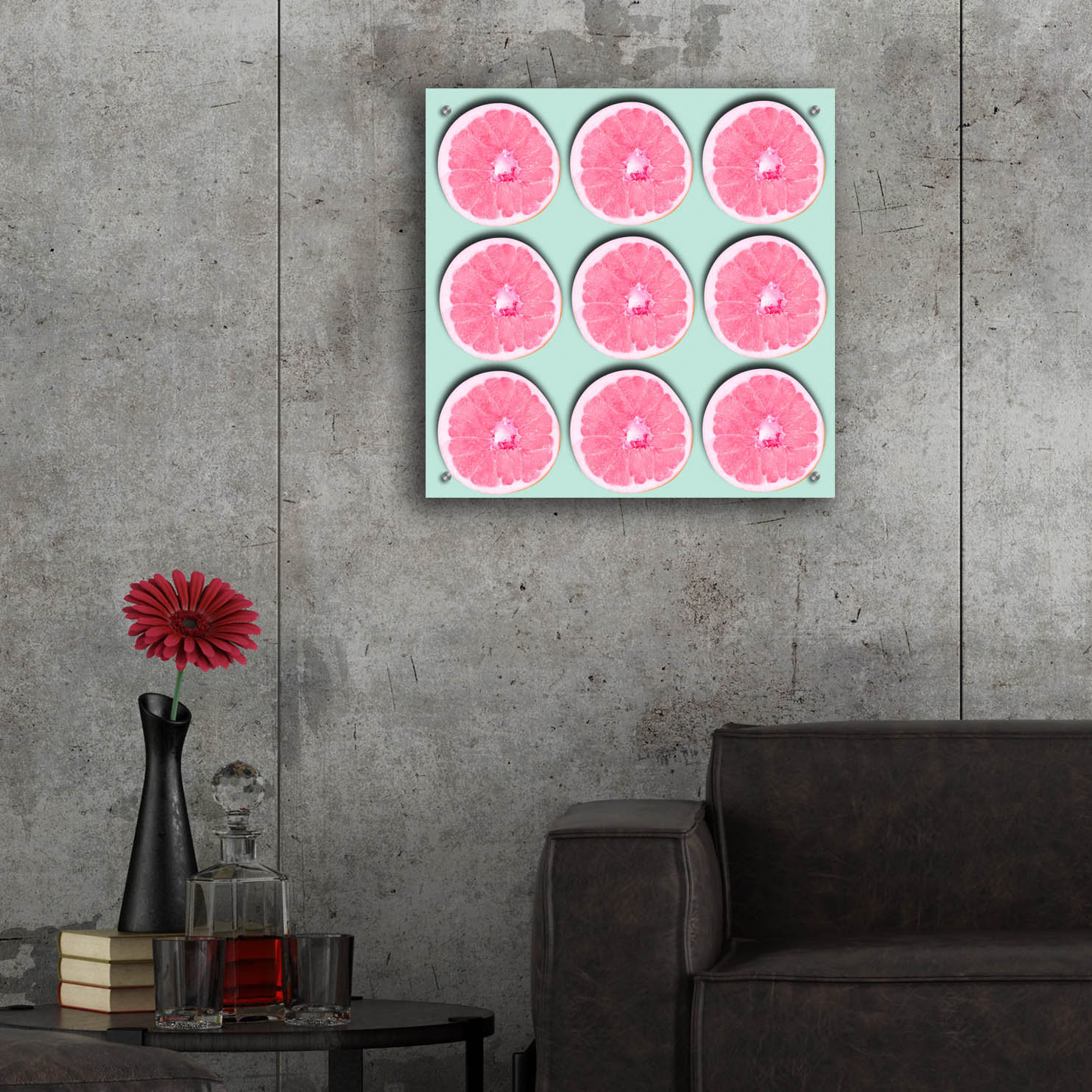 Latitude Run® " Grapefruit " by Mark Ashkenazi | Wayfair