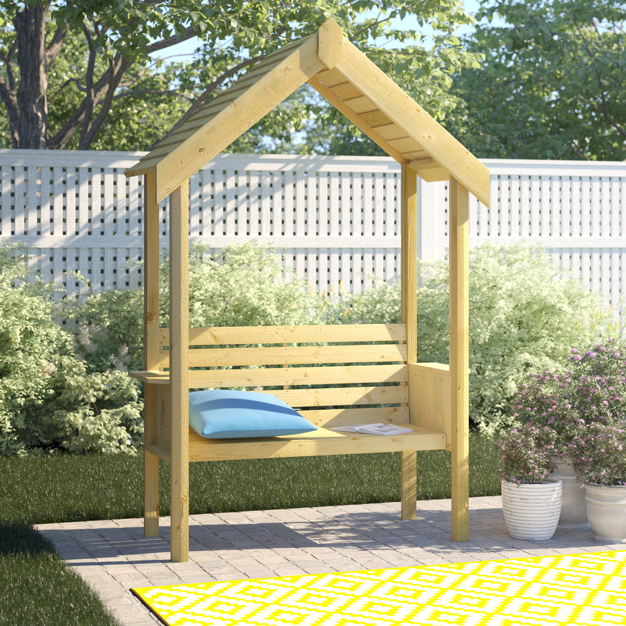 Shire GB Blossom Arbour Bench & Reviews | Wayfair.co.uk