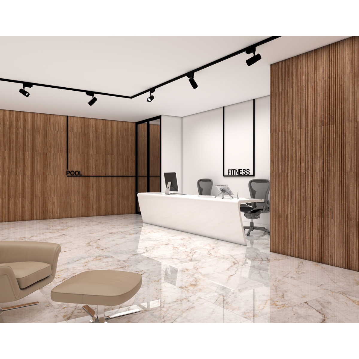 Mirrella 24" x 47" Porcelain Wall & Floor Tile & Reviews | Wayfair
