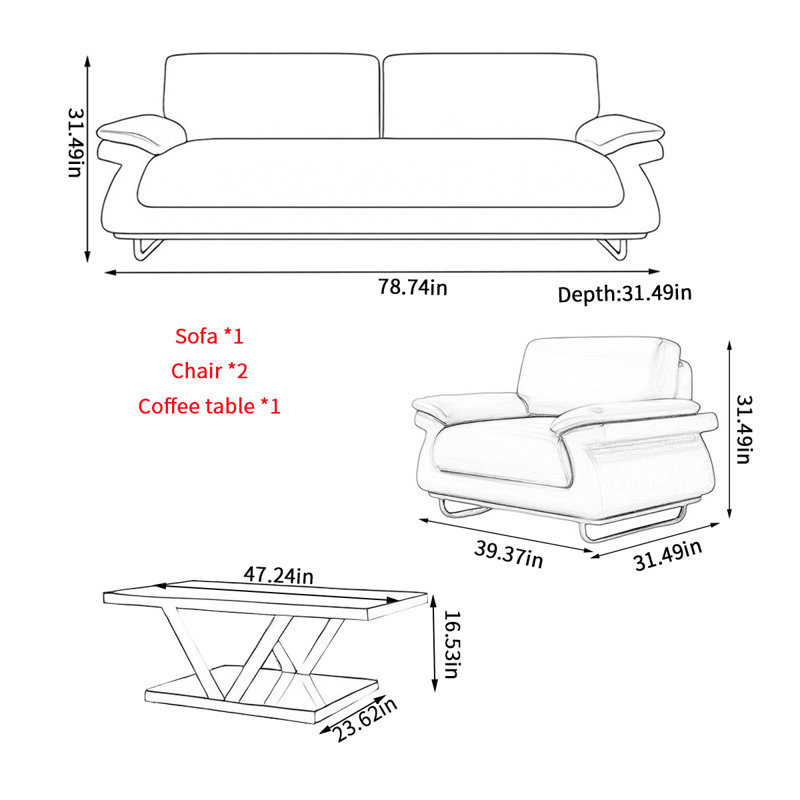 Danbenla design Office business reception sofa set | Wayfair