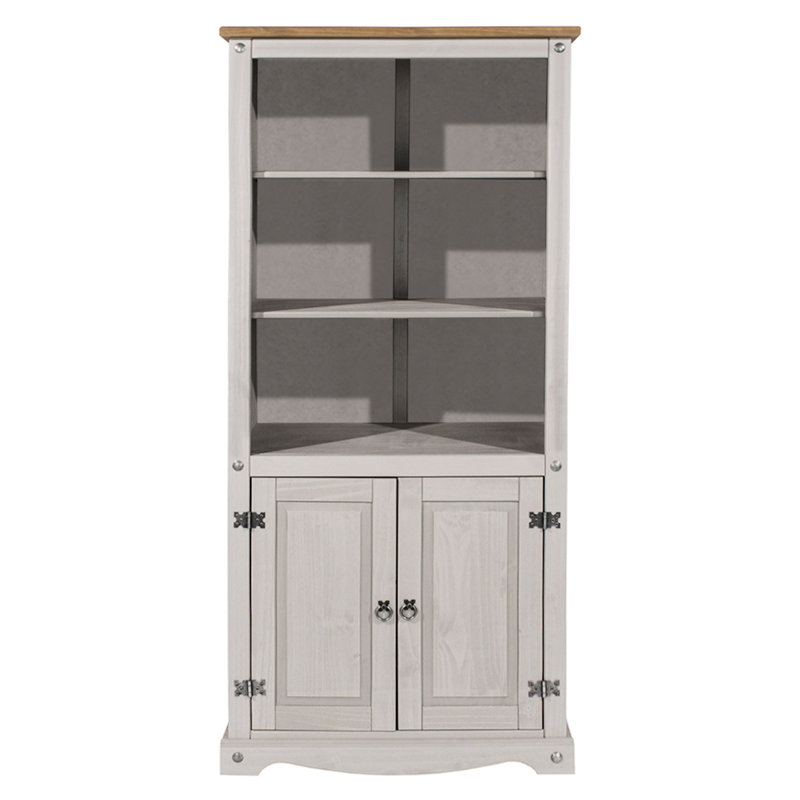 Gracie Oaks Chatman Wood Library With Doors Standard Bookcase & Reviews ...