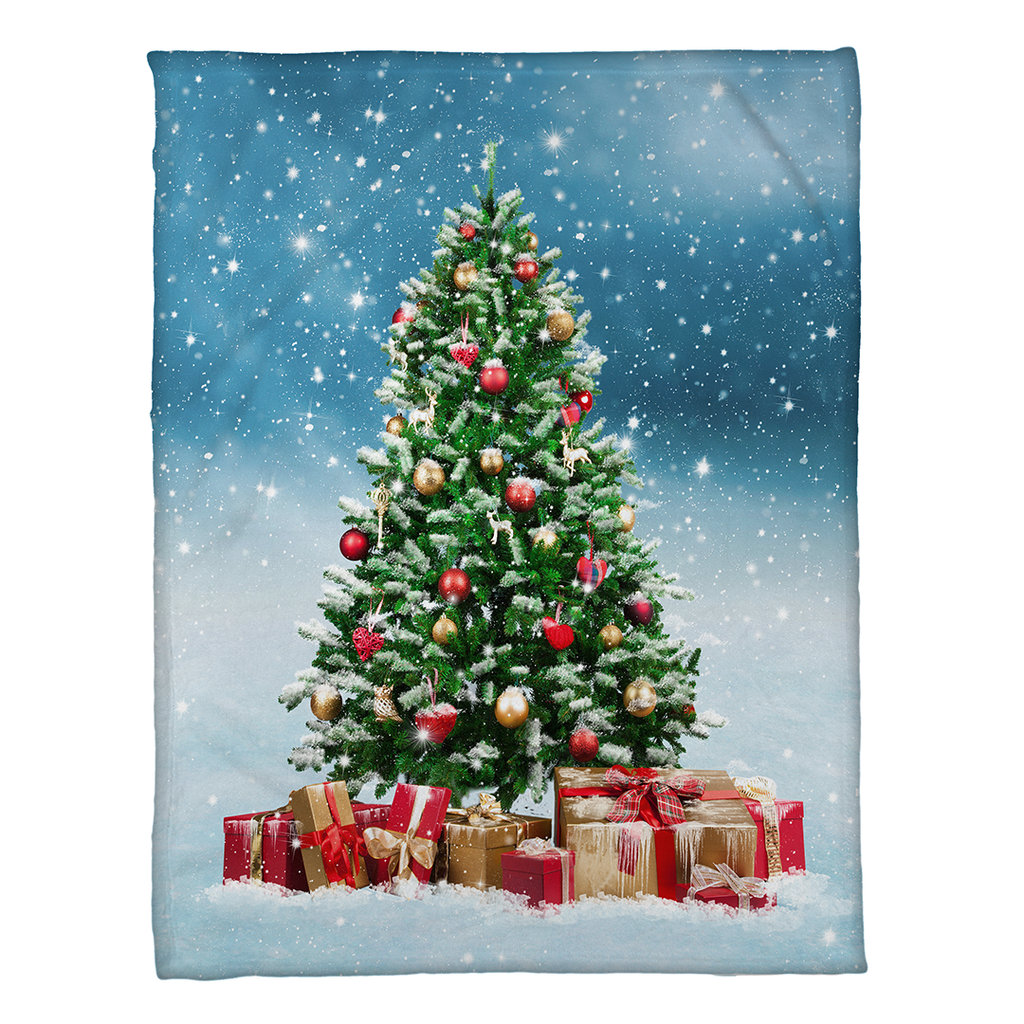 Laural Home Snowy Tree Throw | Wayfair