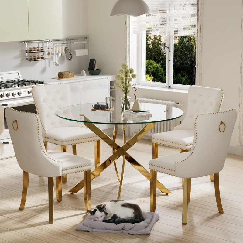 House of Hampton® Keyari Round Dining Set | Wayfair