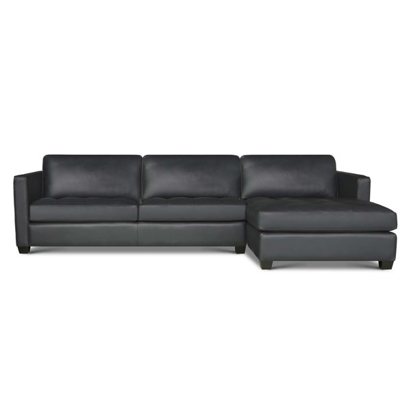 Eleanor Rigby Arizona 2 - Piece Leather Sectional - Wayfair Canada