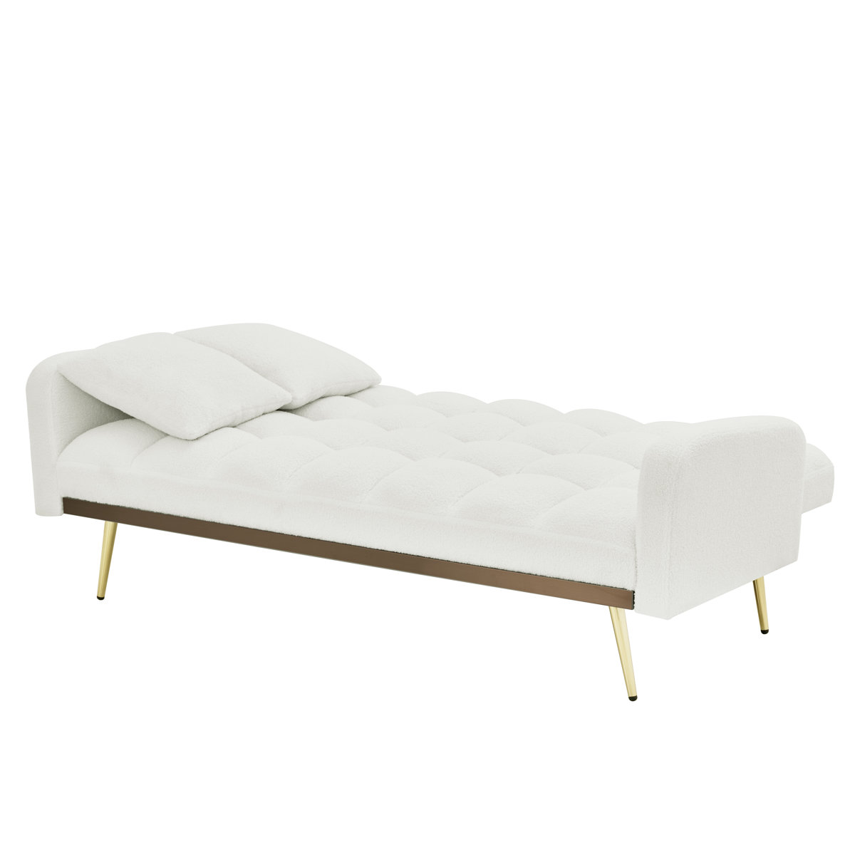 Mercer41 Rinor 69'' Square Arm Sleeper & Reviews | Wayfair