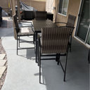 Lark Manor Alyne 4 - Person Square Outdoor Dining Set with Cushions ...