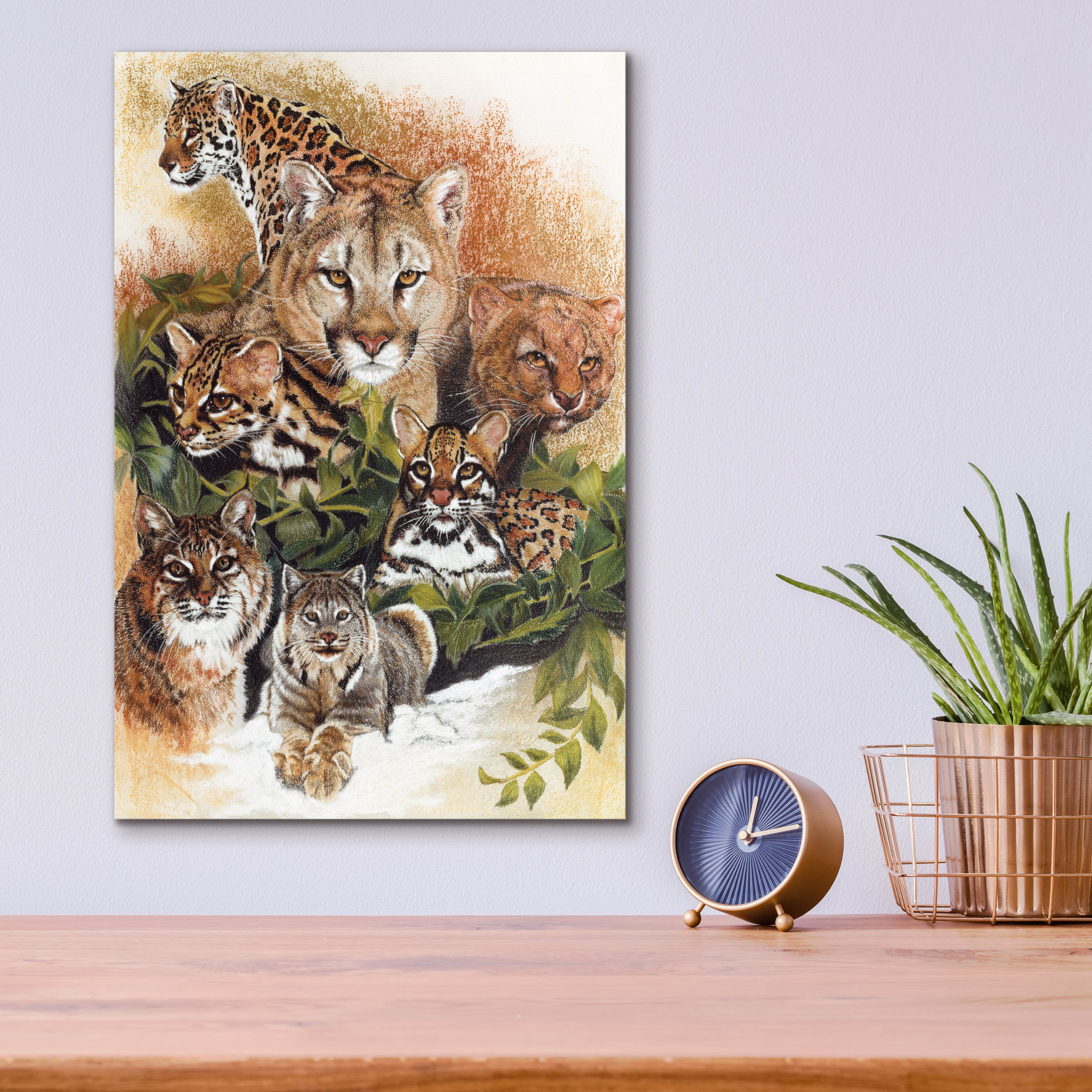 Millwood Pines Feline Rhapsody by Barbara Keith - Unframed Graphic Art ...