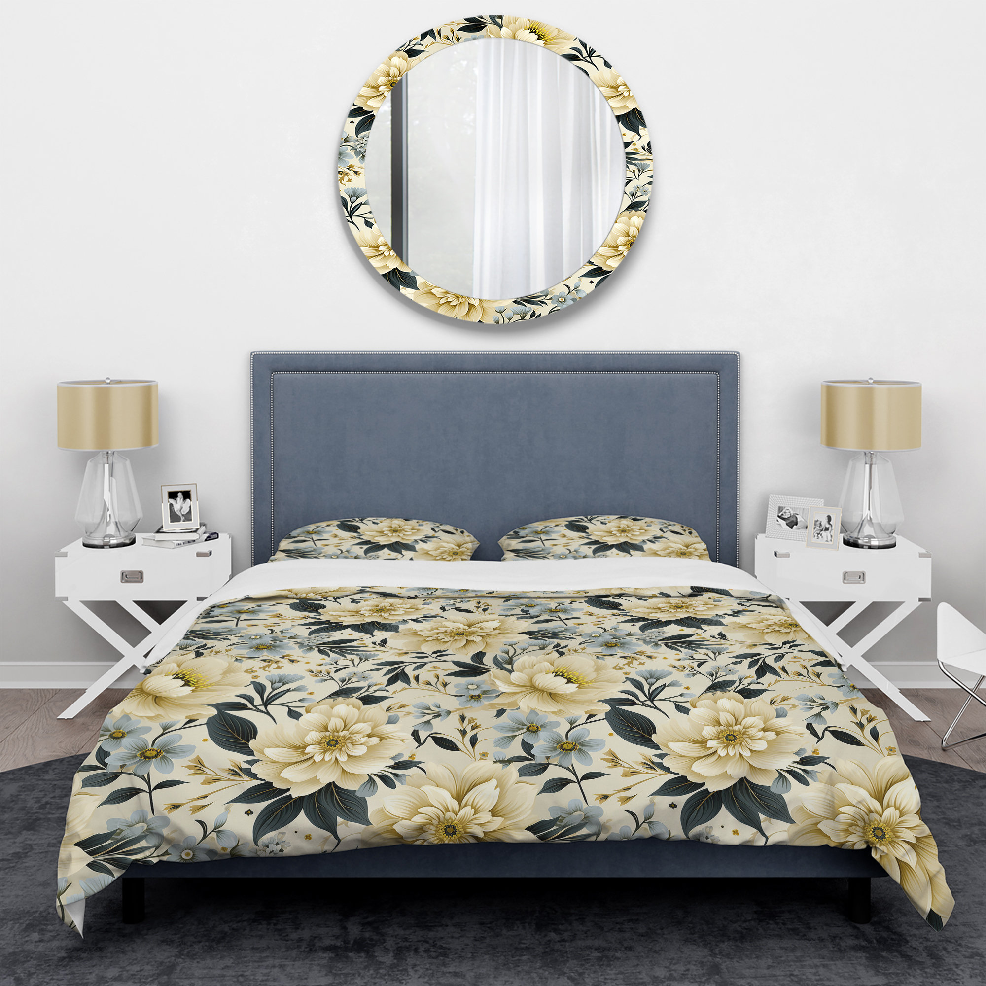 Design Art Minimalist Simplicity Victorian Pattern V Duvet Cover Set ...