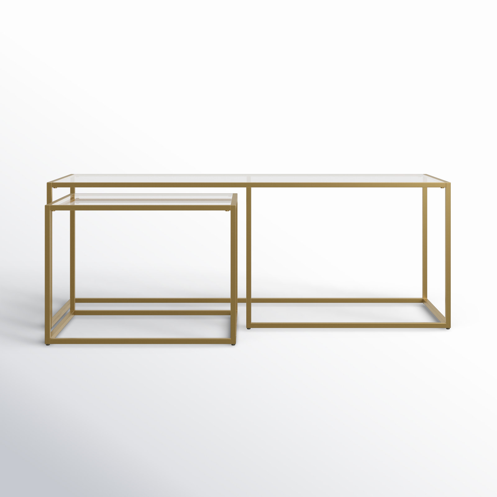 George Oliver Kennedy Rectangular Nested Coffee Table & Reviews | Wayfair