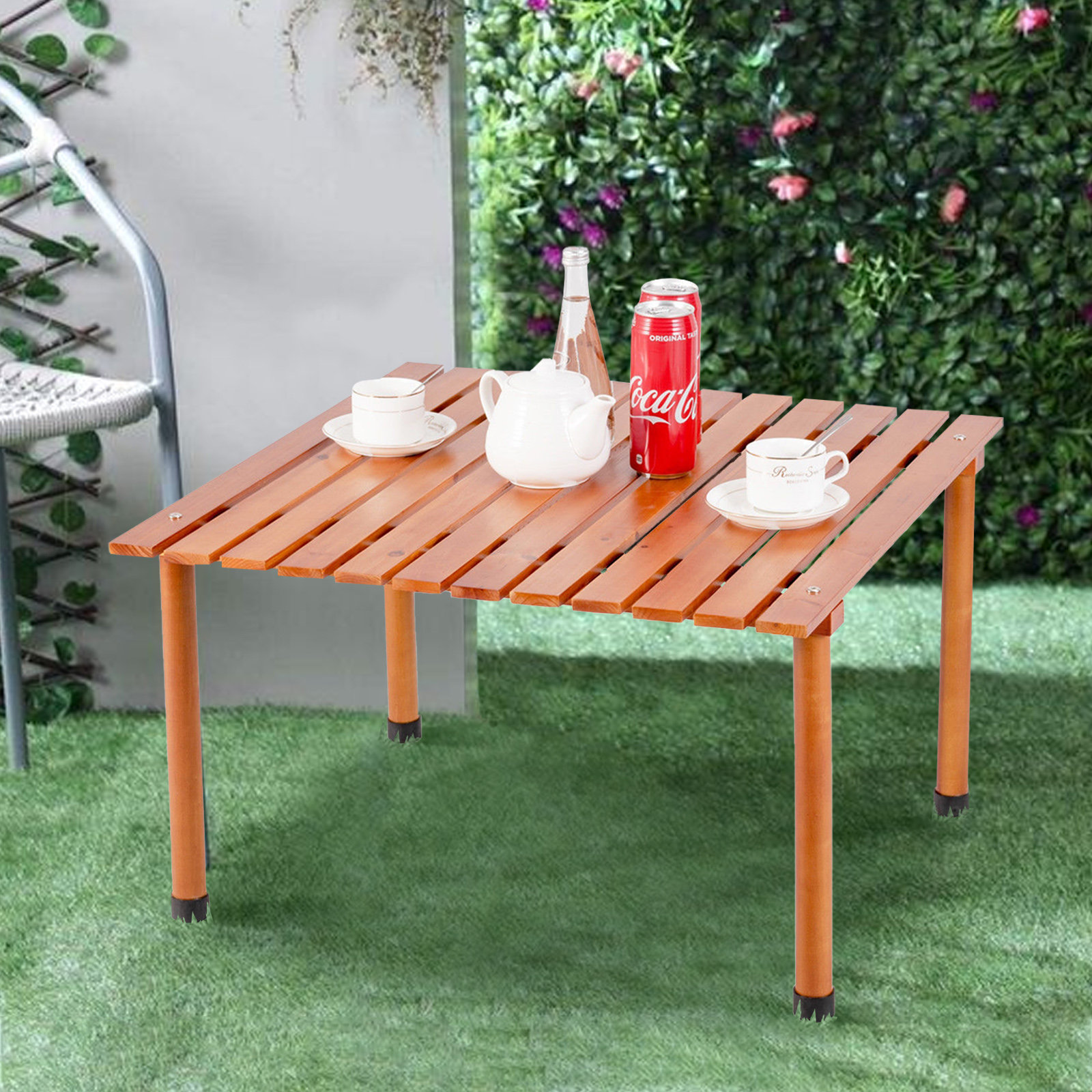 Boshen 27.5'' Square Portable Folding Table - Wayfair Canada