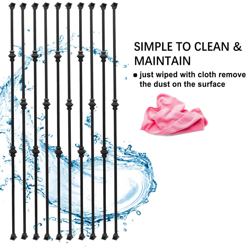 Wendes Kem 44" Iron Baluster Set | Wayfair