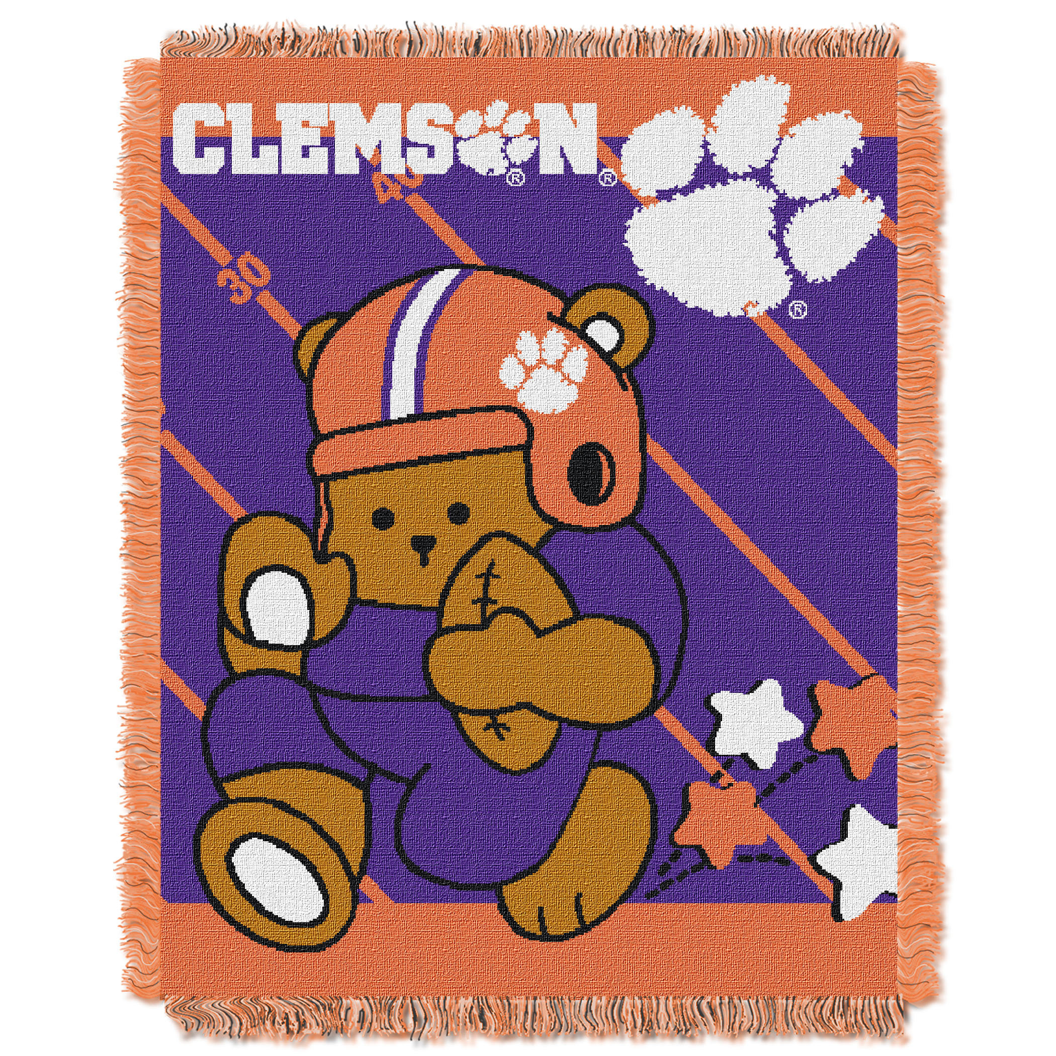 Northwest Co. Collegiate Clemson Baby Throw | Wayfair